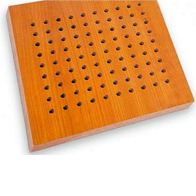 Mdf Acoustic Board Wooden Timber Perforated Sound Absorbing Panels